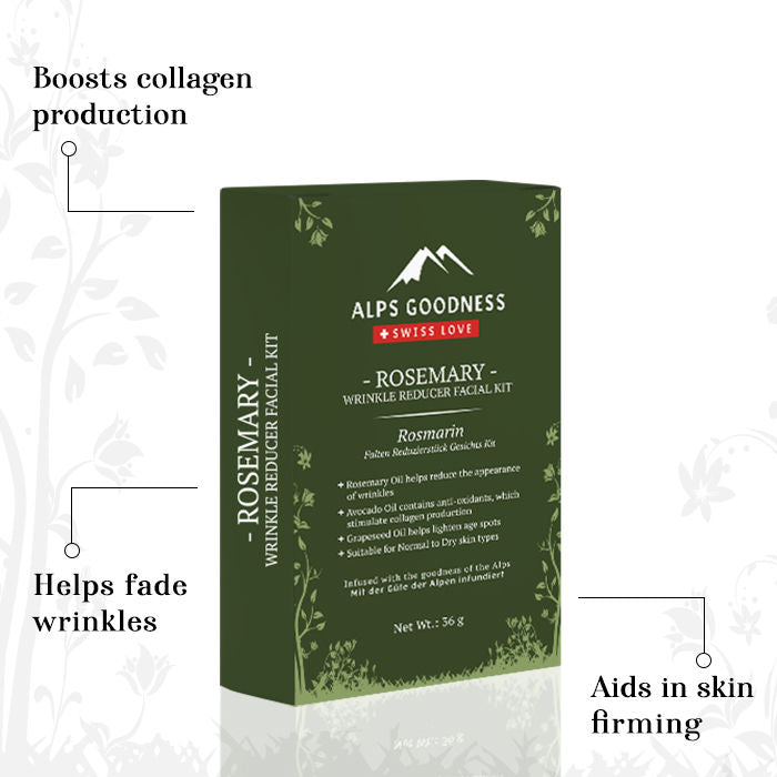 Wrinkle Reducer Facial Kit - Rosemary (36 gm) – Alps Goodness