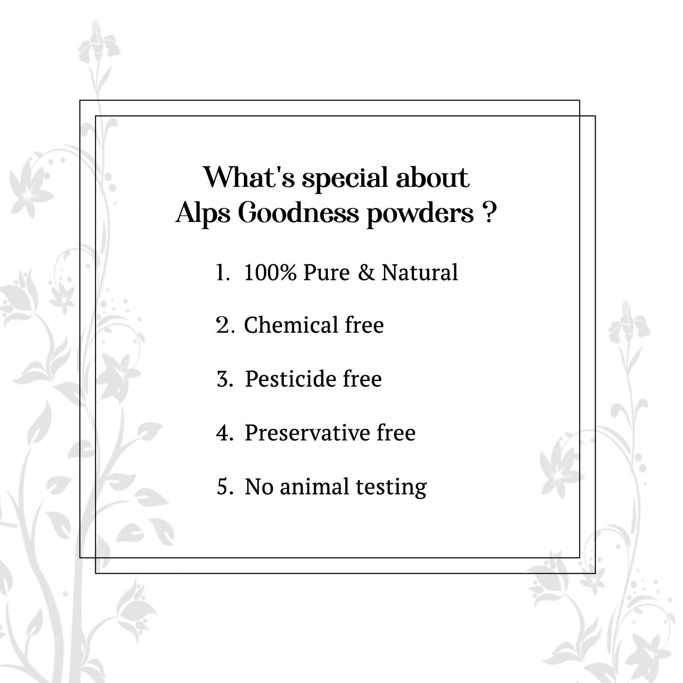 Alps Goodness Powder - Sandalwood (50 g) | 100% Natural Powder | No Ch